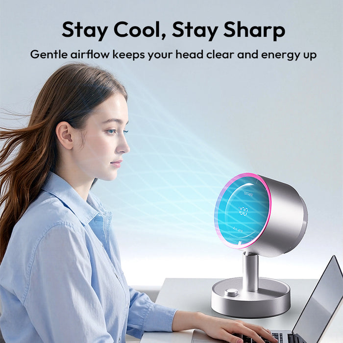 Desktop Oscillating Filbering Fan - Air Pro