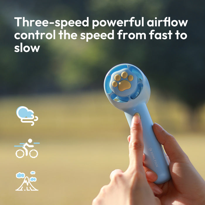 Hand-held Mini Fan - cat claw