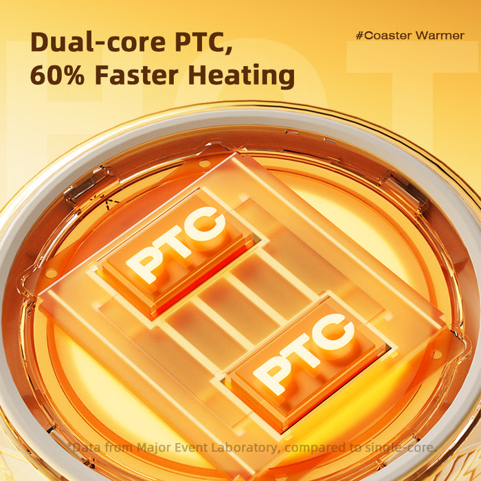 Smart Warming Coaster - wooden horse