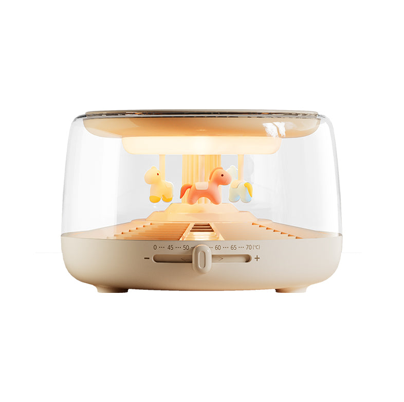 Smart Warming Coaster - wooden horse